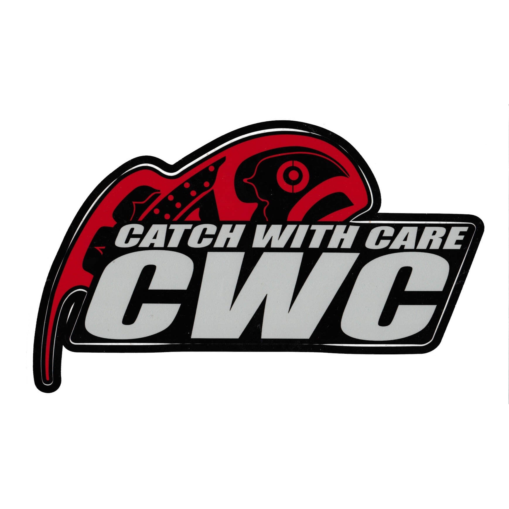 CWC Sticker big. 21 x 12,5 | fishing sticker